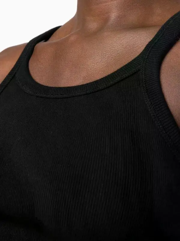 Wardrobe.NYC Scoop Neck Cropped Top