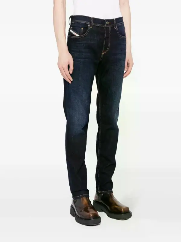 DIESEL® 2023 D-finitive 009zs Mid-rise Straight-leg Jeans - Blue