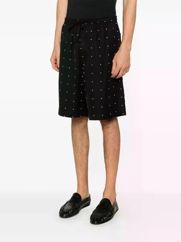 RÓHE Polka Dot Relaxed Fit Shorts