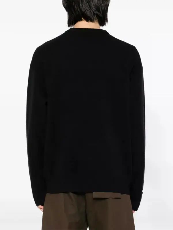AAPE BY *A BATHING APE Moonface Logo Crew Neck Jumper