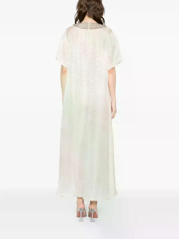 SHATHA ESSA Embellished Collar Dress