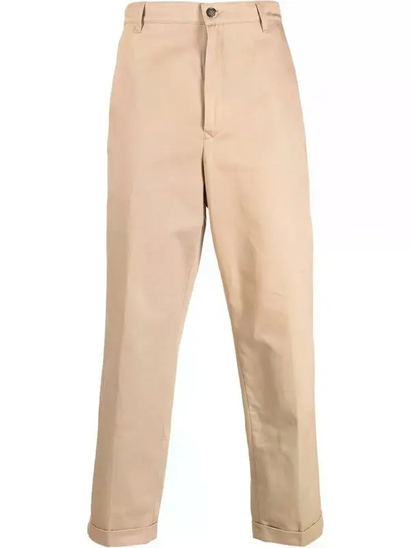Kenzo Logo-patch Straight-leg Trousers