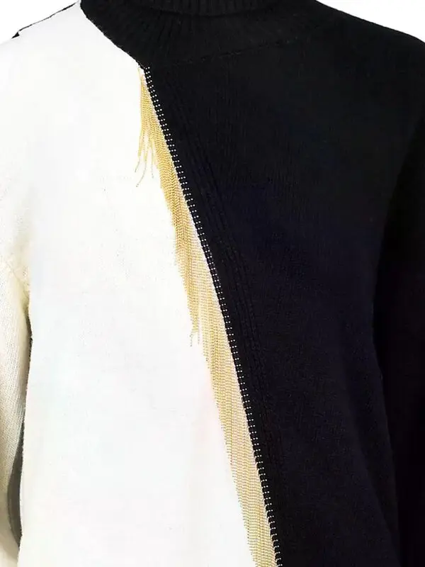 SIMONA CORSELLINI Knitted Sweater With High Neck And Long Sleeves