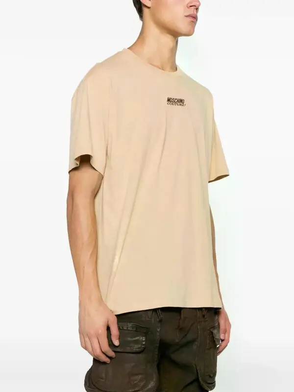 Moschino Logo-embroidered Cotton T-shirt