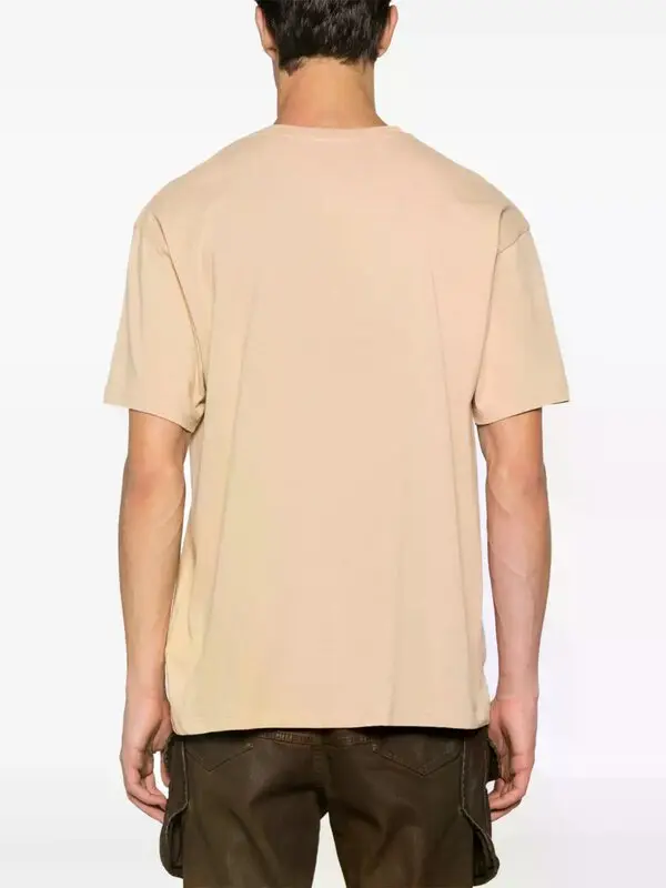 Moschino Logo-embroidered Cotton T-shirt