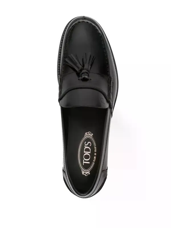 TOD'S Tassel Embellished Leather Loafers
