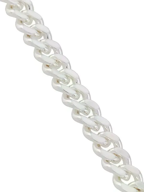 COUP DE COEUR Tone Logo Charm Chain Necklace