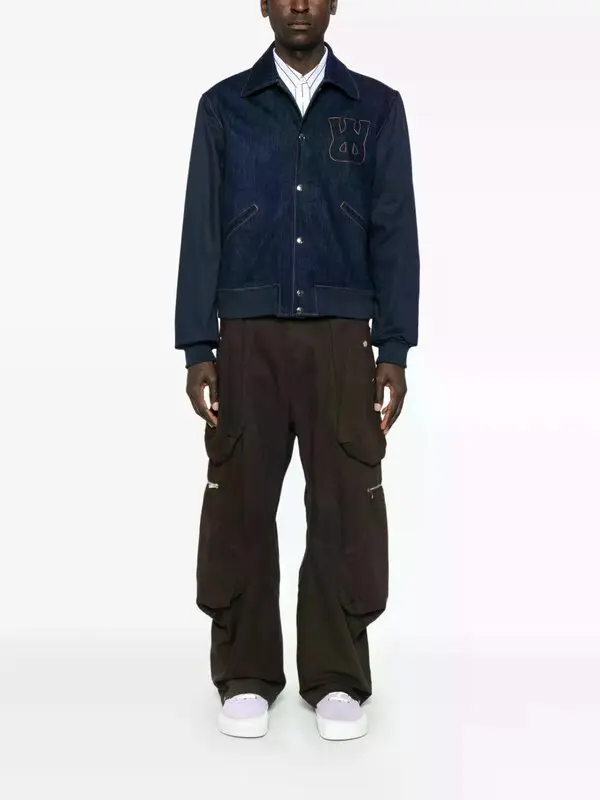WALES BONNER Echo Varsity Jacket
