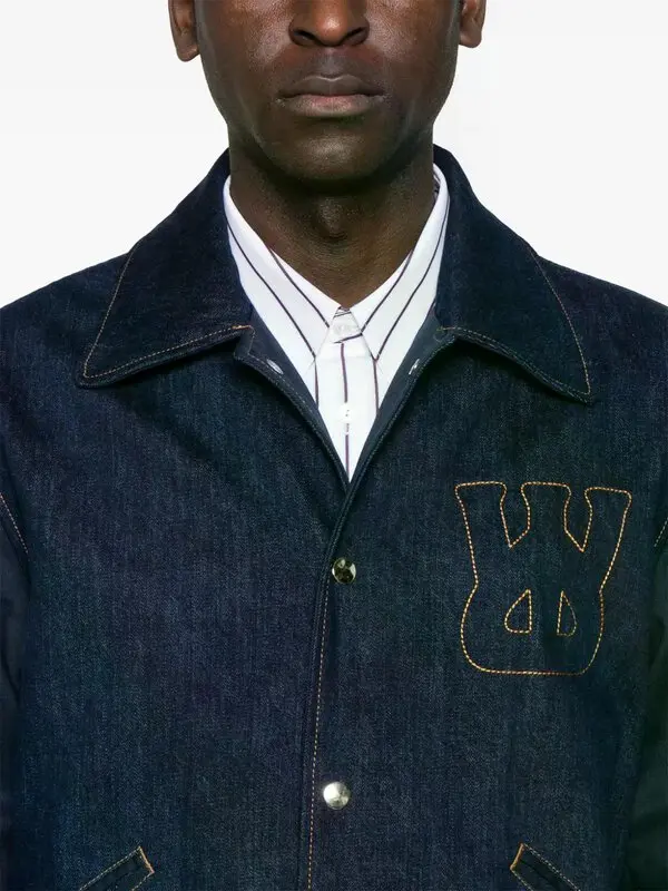 WALES BONNER Echo Varsity Jacket