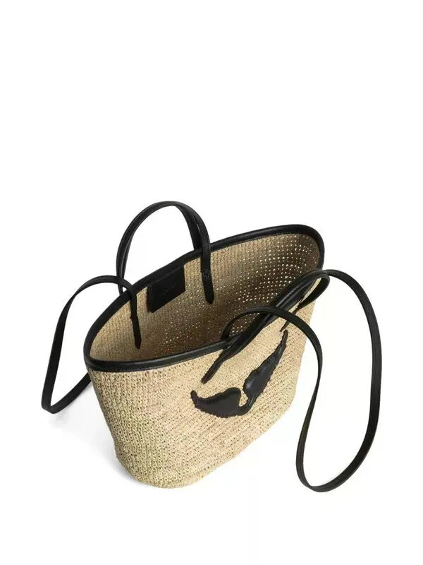 Zadig&Voltaire Mini Wings Basket Beach Bag - Neutrals