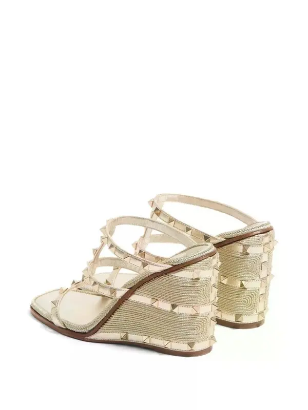 Valentino Garavani Rockstud Wedge Sandals