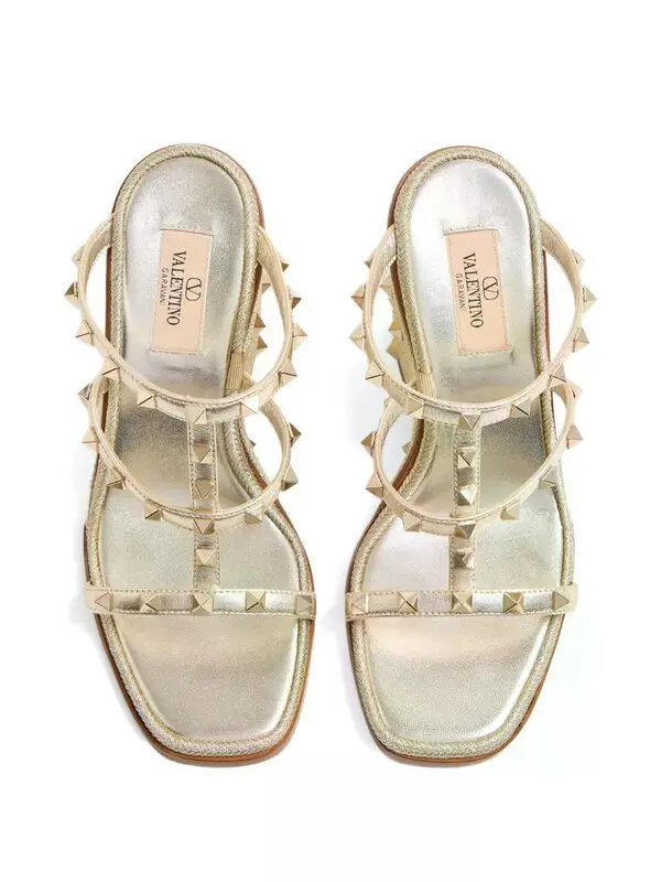 Valentino Garavani Rockstud Wedge Sandals