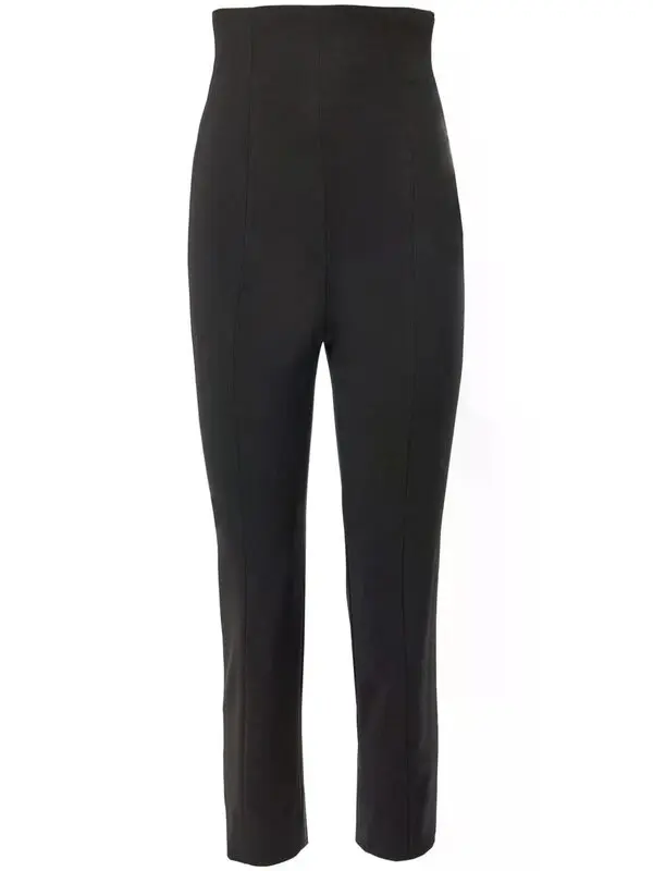 Carolina Herrera High-waisted Capri Trousers - Black