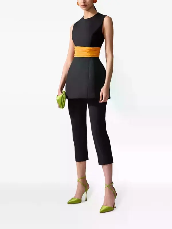 Carolina Herrera High-waisted Capri Trousers