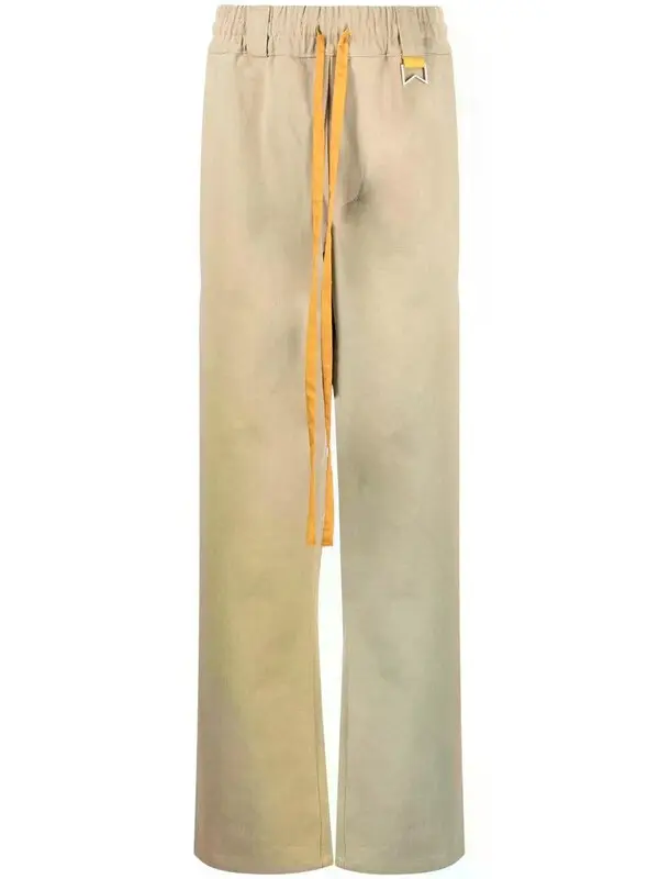 Rhude Wide-leg Cotton Trousers