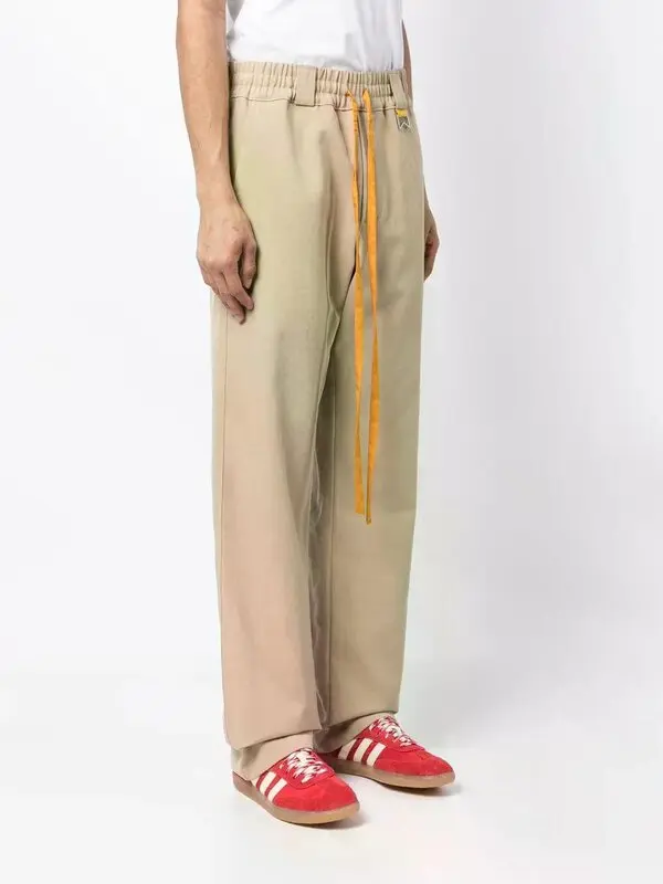 Rhude Wide-leg Cotton Trousers