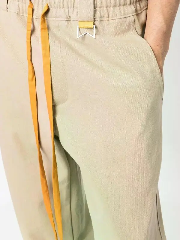 Rhude Wide-leg Cotton Trousers
