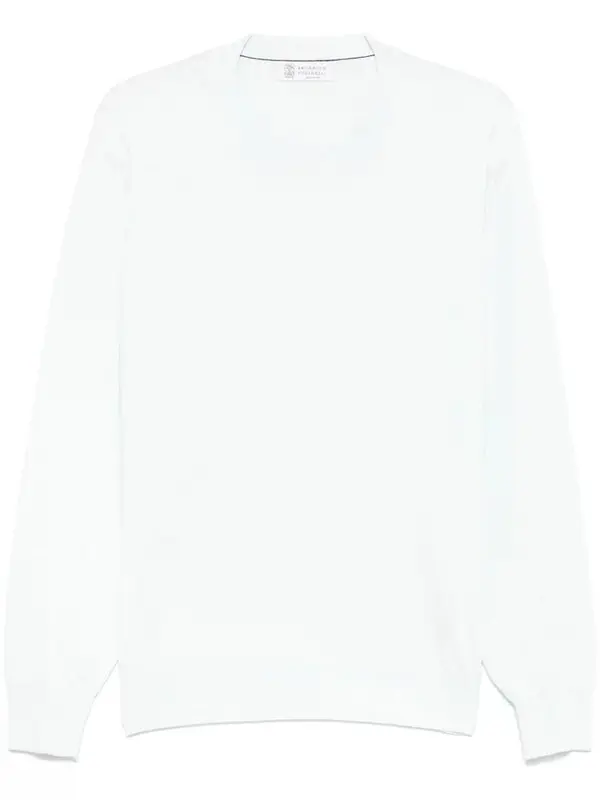 Brunello Cucinelli Fine-knit Crew Neck T-shirt