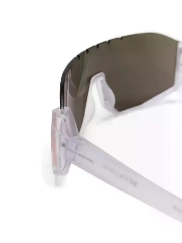 Dita Shield-frame Sports Sunglasses - White