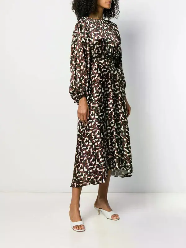 Saloni Daybreak Silk Dress
