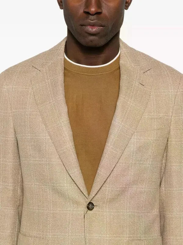 Canali Checked Blazer