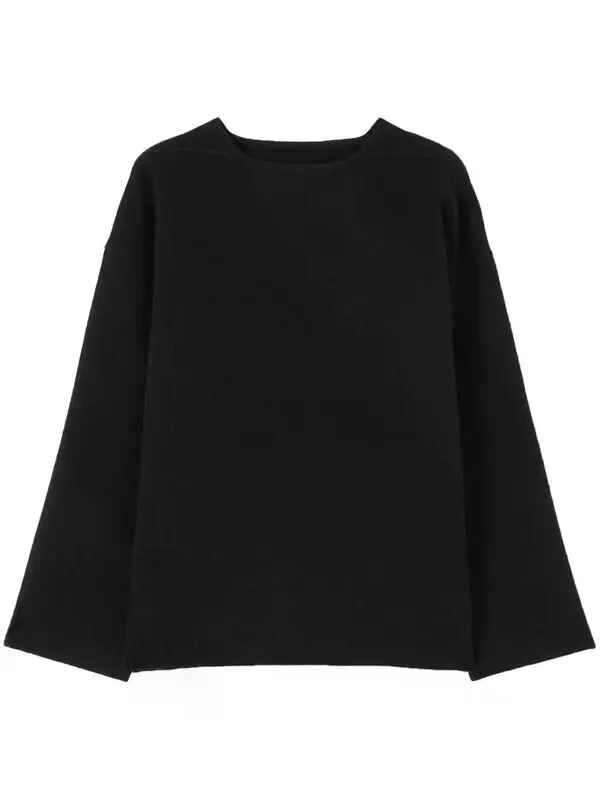JIL SANDER Wool Blend Crew Neck Sweater