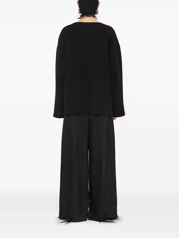 JIL SANDER Wool Blend Crew Neck Sweater