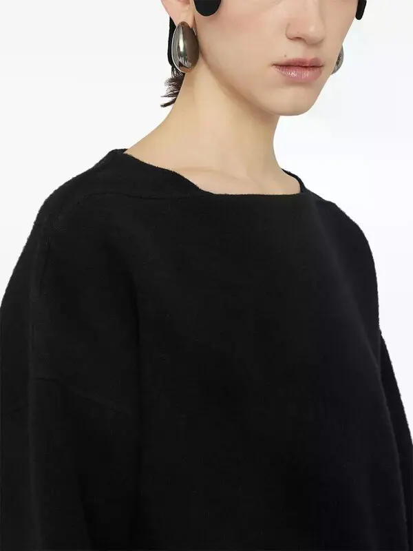 JIL SANDER Wool Blend Crew Neck Sweater