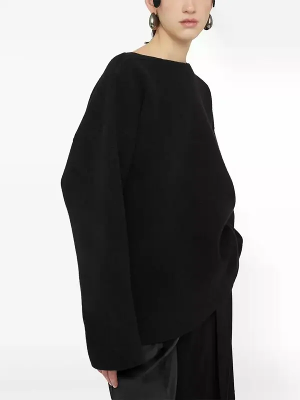 JIL SANDER Wool Blend Crew Neck Sweater