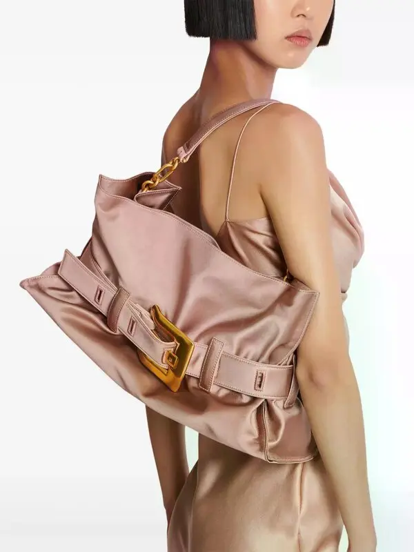 Balmain Medium Anthem Shoulder Bag - Pink