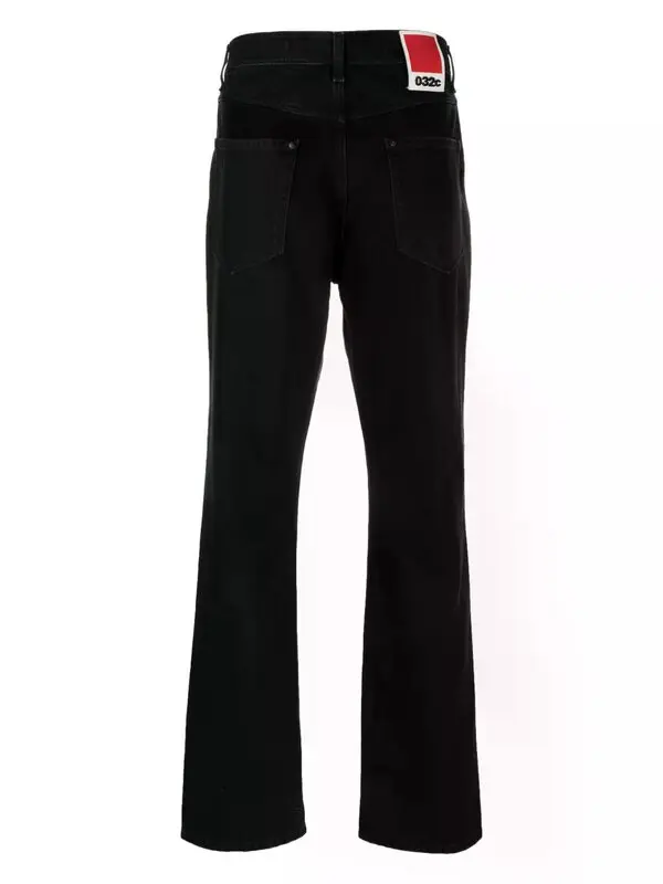 032C Organic Cotton Logo Patch Jeans