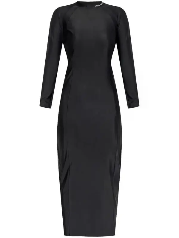 Alexander Wang Logo-print Midi Dress
