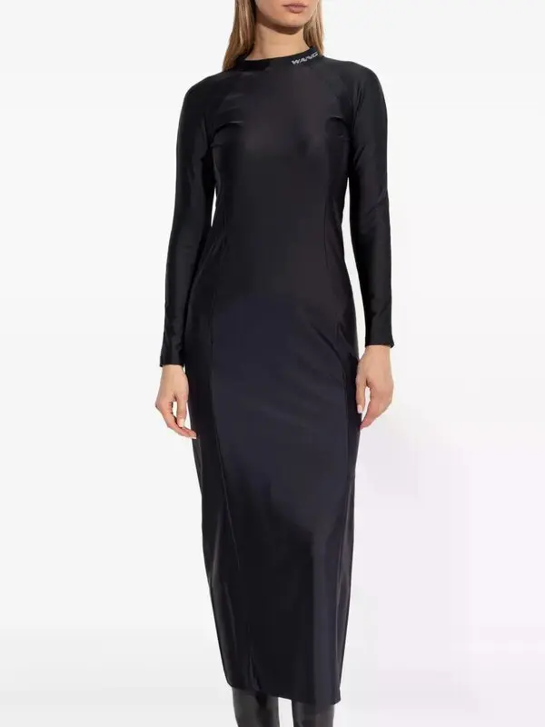 Alexander Wang Logo-print Midi Dress