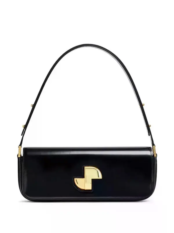 PATOU Le Lock Leather Shoulder Bag