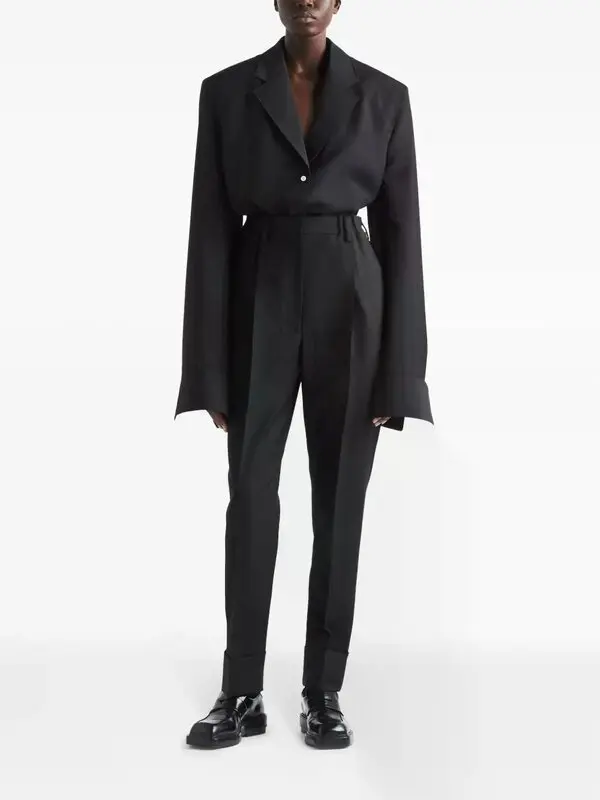 Prada Pressed-crease Tailored Trousers