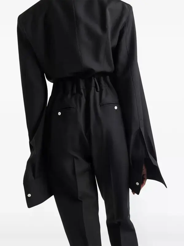 Prada Pressed-crease Tailored Trousers