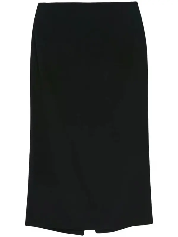 Gabriela Hearst Manuela Crepe Midi Skirt