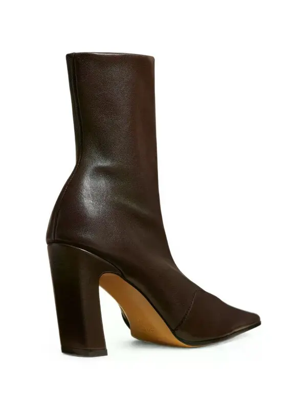 Khaite 85mm Nevada Boots - Brown