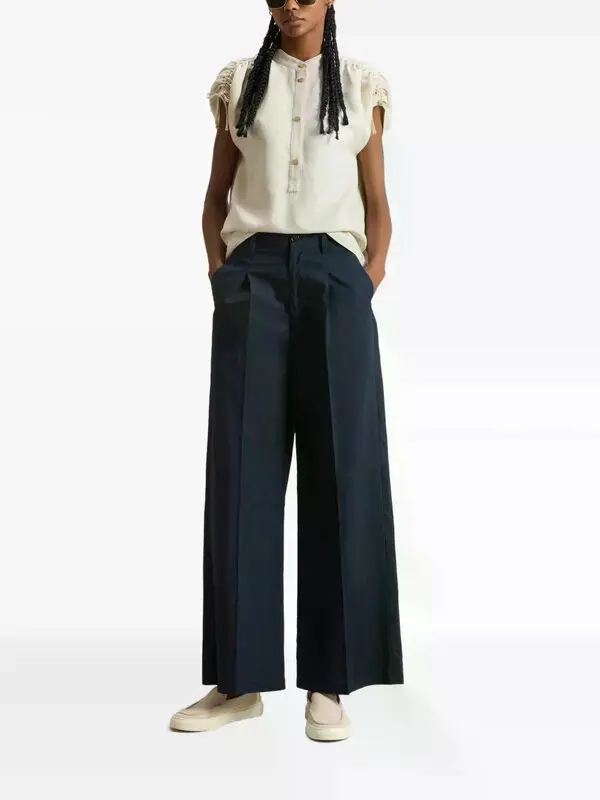 Woolrich Wide-leg Pleated Trousers
