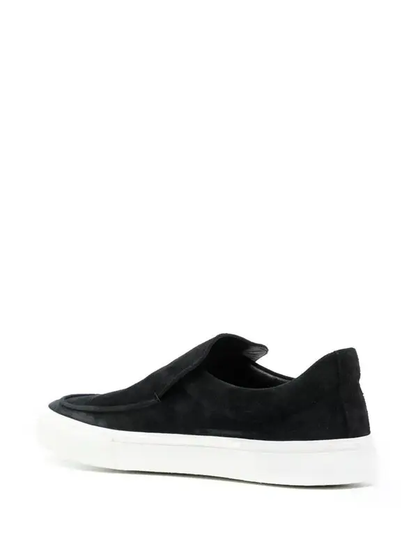 JAMES PERSE Coastal Suede Slip-on Sneakers - Black
