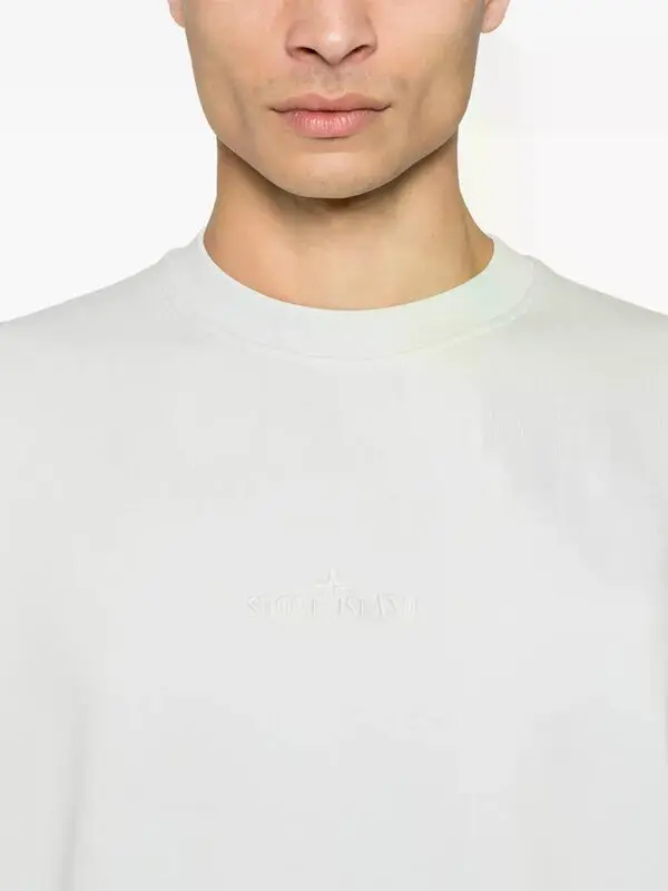 Stone Island Logo-embroidered Sweatshirt