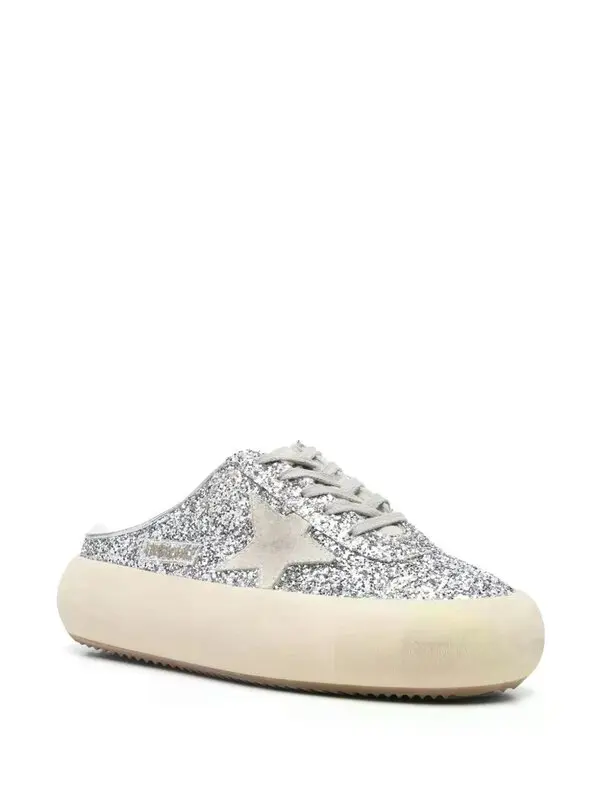GOLDEN GOOSE Space Sabot Sneakers With Glitter Detail