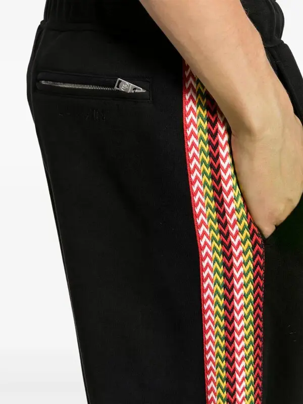 LANVIN Side Curb Cotton Track Pants