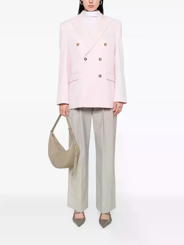 Wardrobe.NYC Double-breasted Blazer - Pink
