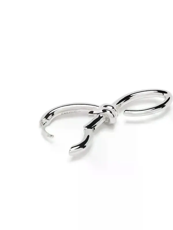 MARIA BLACK Pirro Twisted Single Earring - Silver