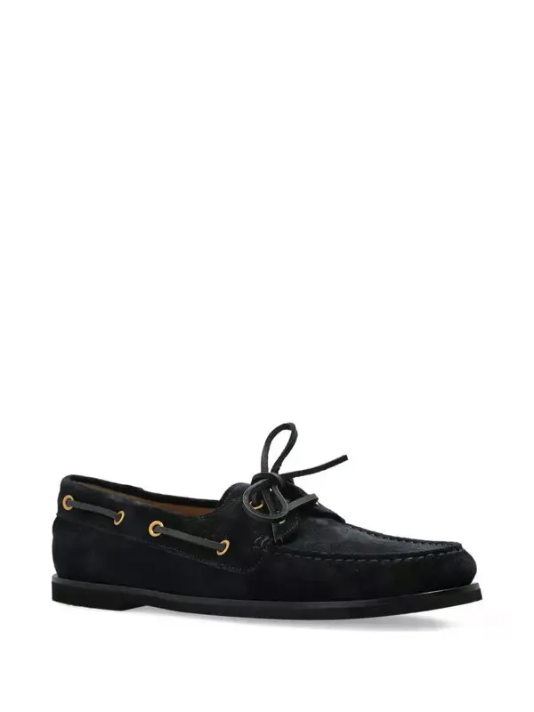 GIANVITO ROSSI Leather Boat Shoes