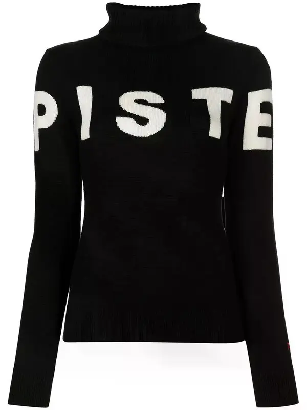 Perfect Moment Piste Turtleneck Sweater - Black