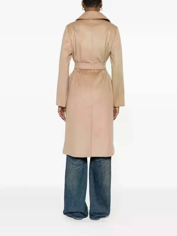 Max Mara Virgin Wool Trench Coat - Neutrals