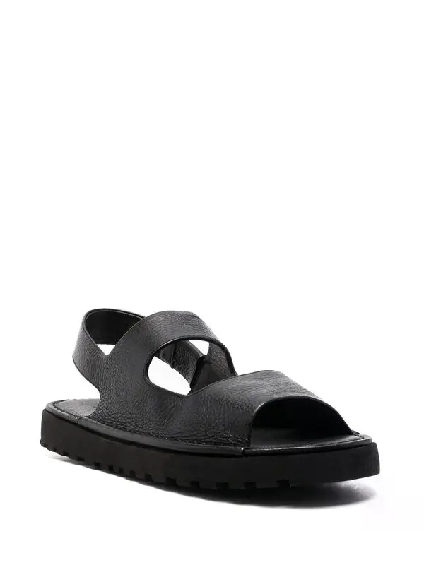 Marsèll Leather Slingback Sandals - Black