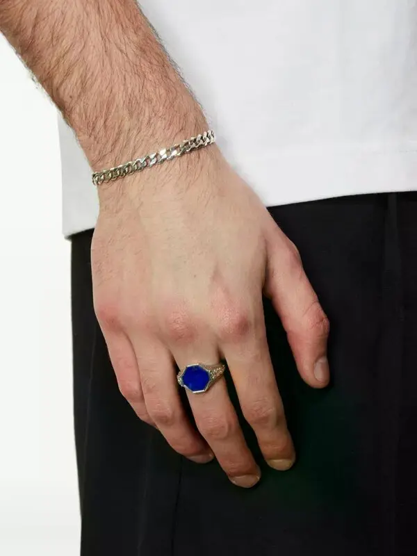 Emanuele Bicocchi Flourish Signet Ring - Silver